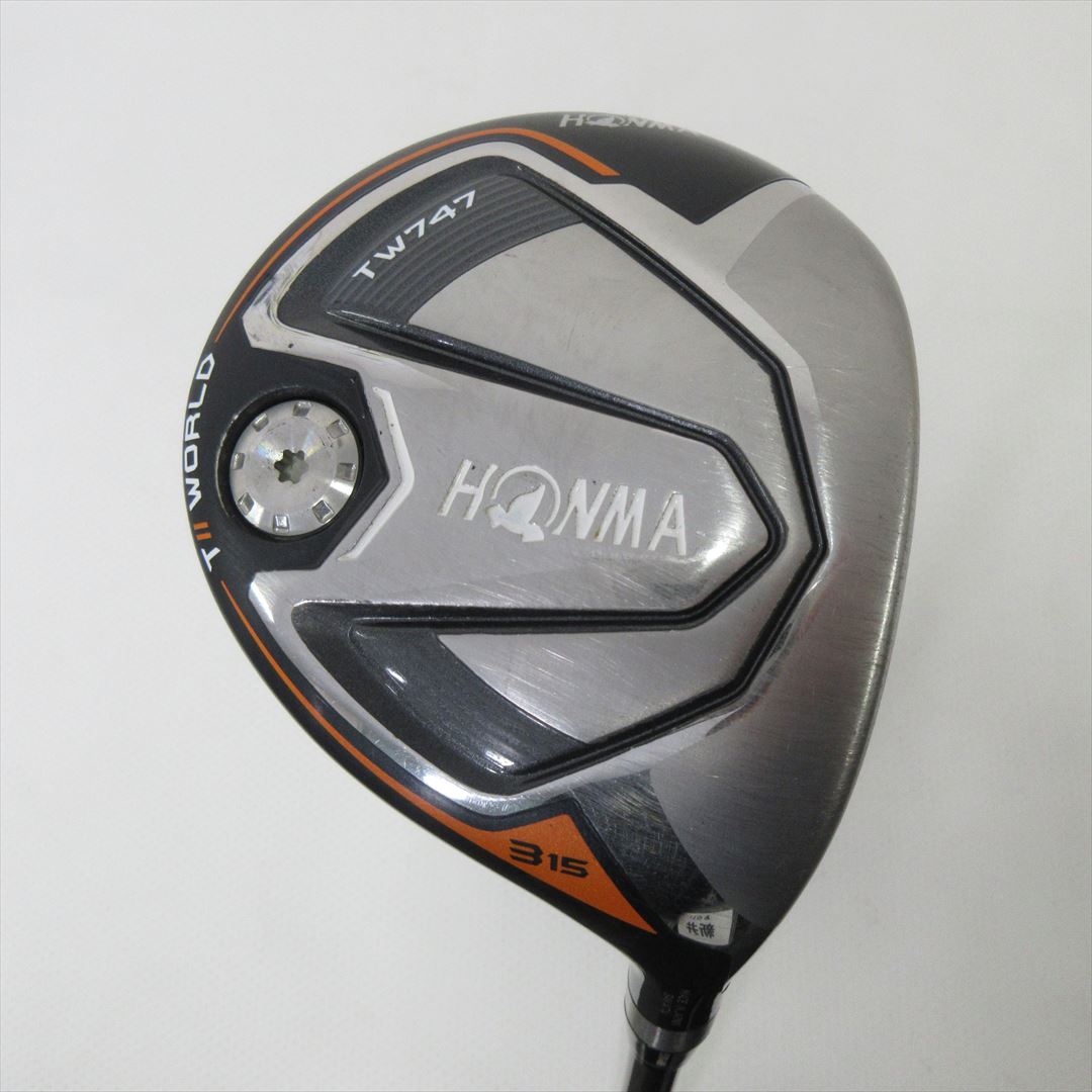 HONMA Fairway TOUR WORLD TW747 3W 15° Stiff VIZARD for 747 50