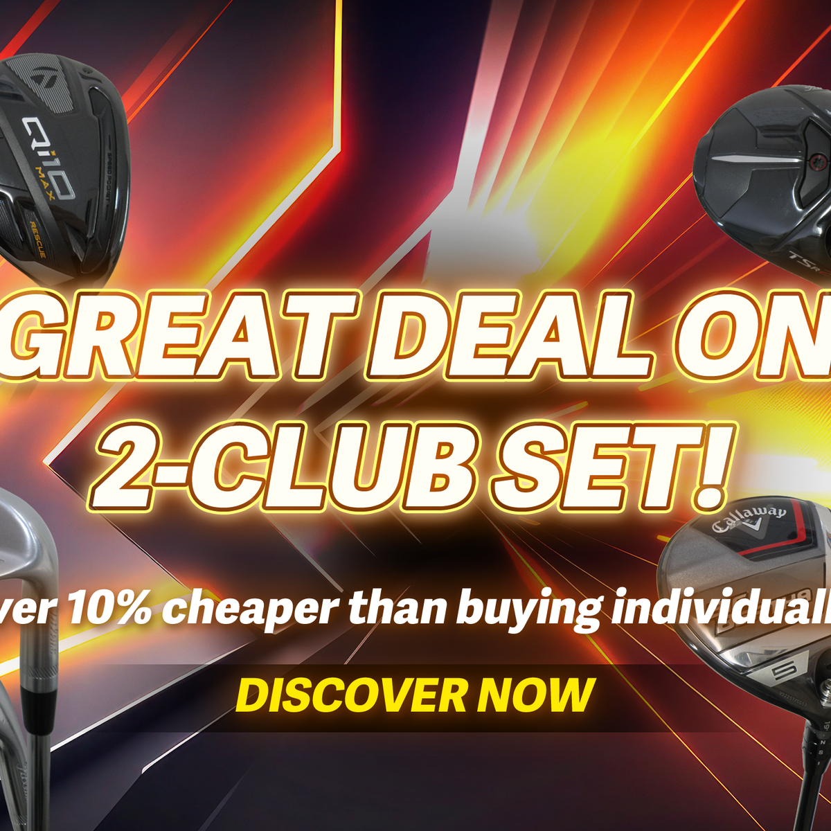 2-PACK GOLF CLUBS – GOLF Partner USA | Used Golf Club Shop