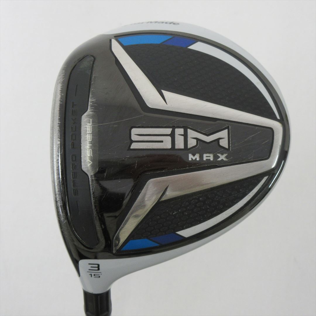 TaylorMade Fairway Left-Handed SIM MAX 3W 15° Stiff TENSEI BLUE TM50